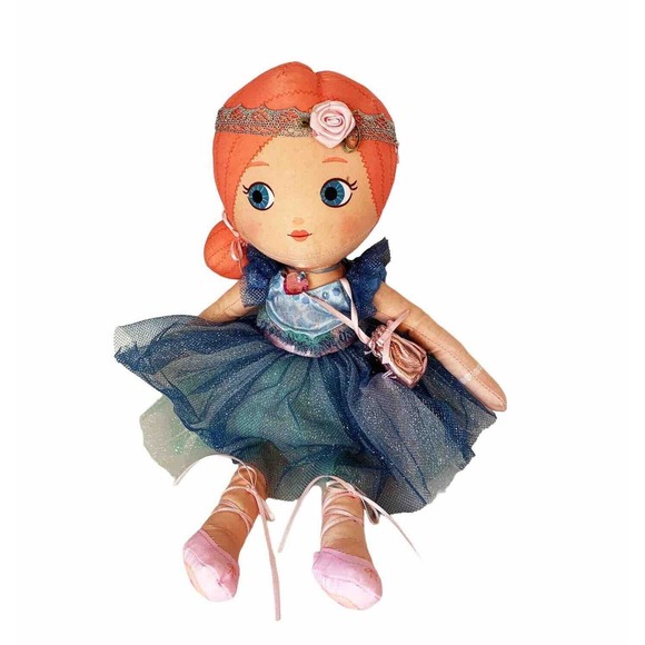 Zapf | Toys | Mooshka Tots By Zapf Creation Soft Rag Doll Ballerina Toy ...